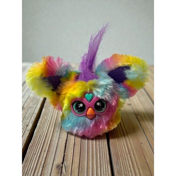 Furby | Toys | Rainbow Interactive Furby Furlet Toy With Big Eyes Heart ...